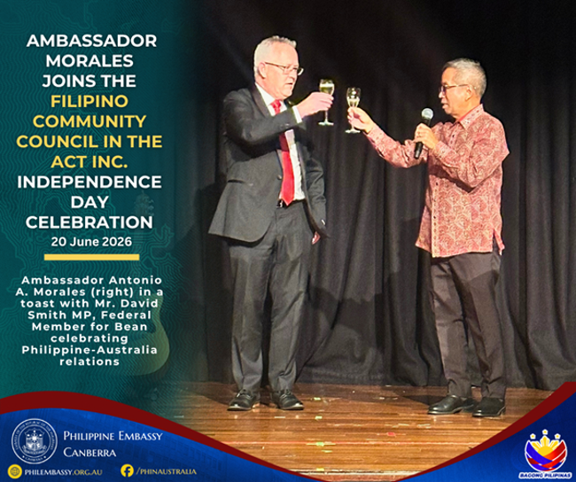 Ambassador Morales Joins the Filipino Community Council of the ACT ...