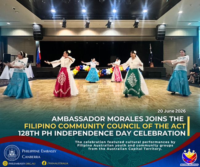 Ambassador Morales Joins the Filipino Community Council of the ACT ...