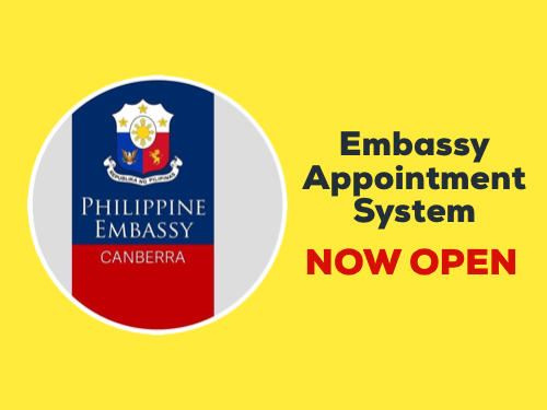 Philippine Embassy in Canberra Passport and Other Application ...